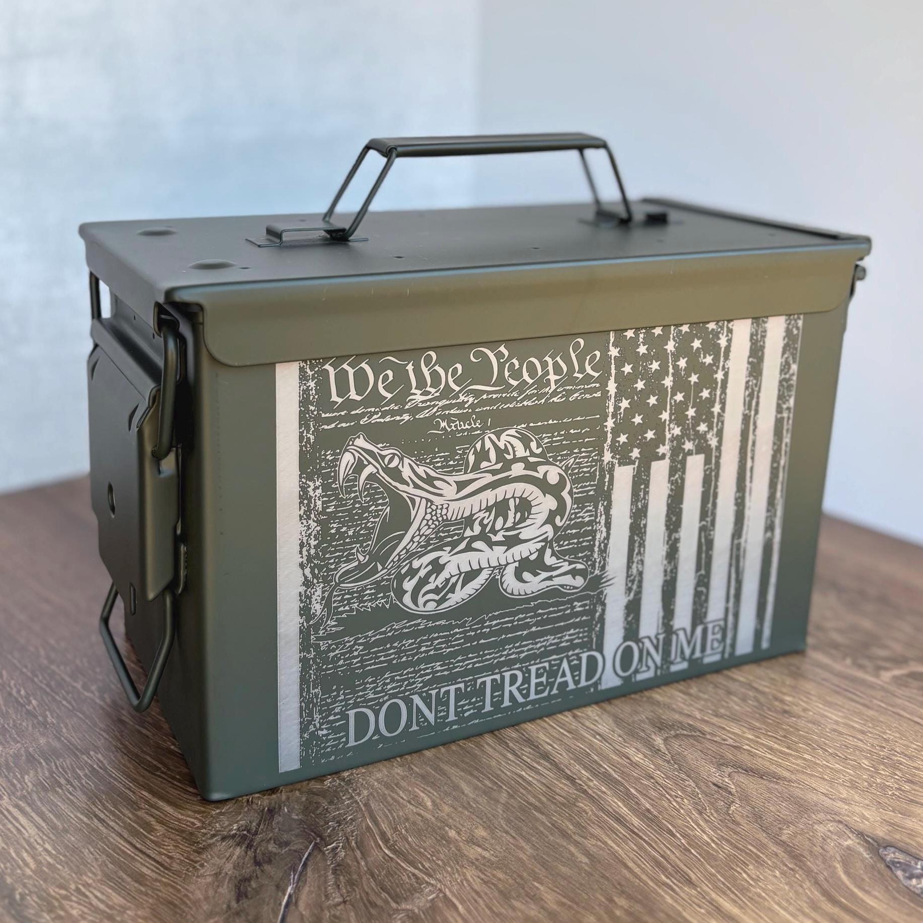 We the People 2nd Amendment Custom Laser Engraved .50 Cal Caliber Ammo ...