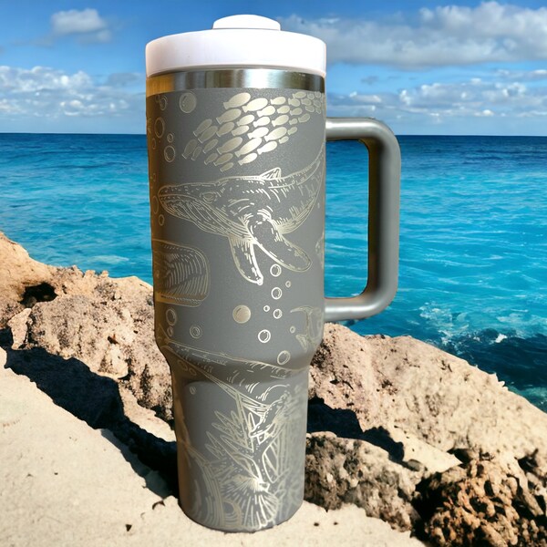 Laser Engraved Stainless Steel Tumbler - Etsy