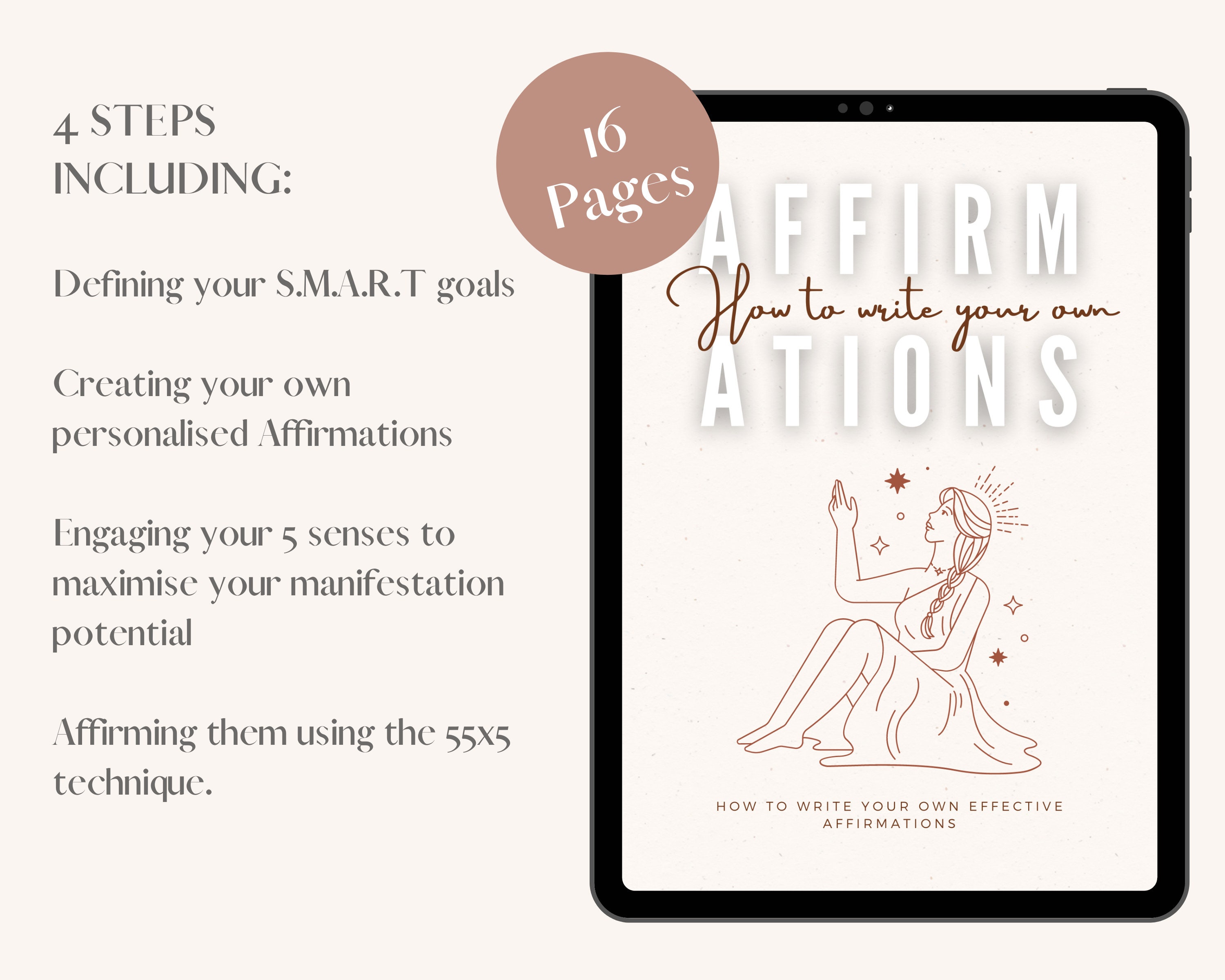 How to Write Your Own Affirmations Workbook 4 Steps Using NLP ...