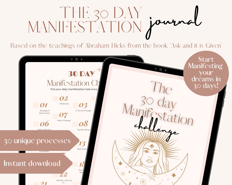 The 30 Day Manifestation Challenge 30 Unique Processes From the Teachings of Abraham Hicks ...