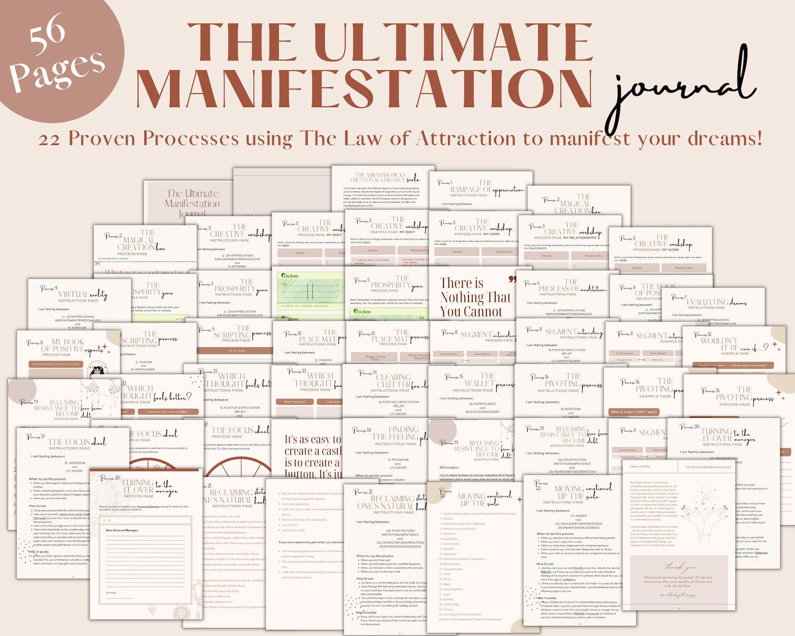 Abraham Hicks Manifestation Bundle, Ipad, Goodnotes, Notability Instant ...