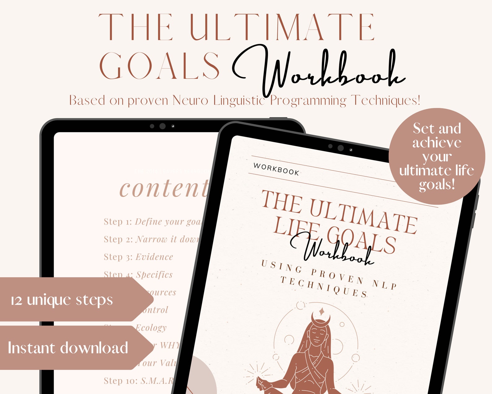 The Ultimate Life GOALS Workbook 12 Steps Using NLP Techniques Free E ...