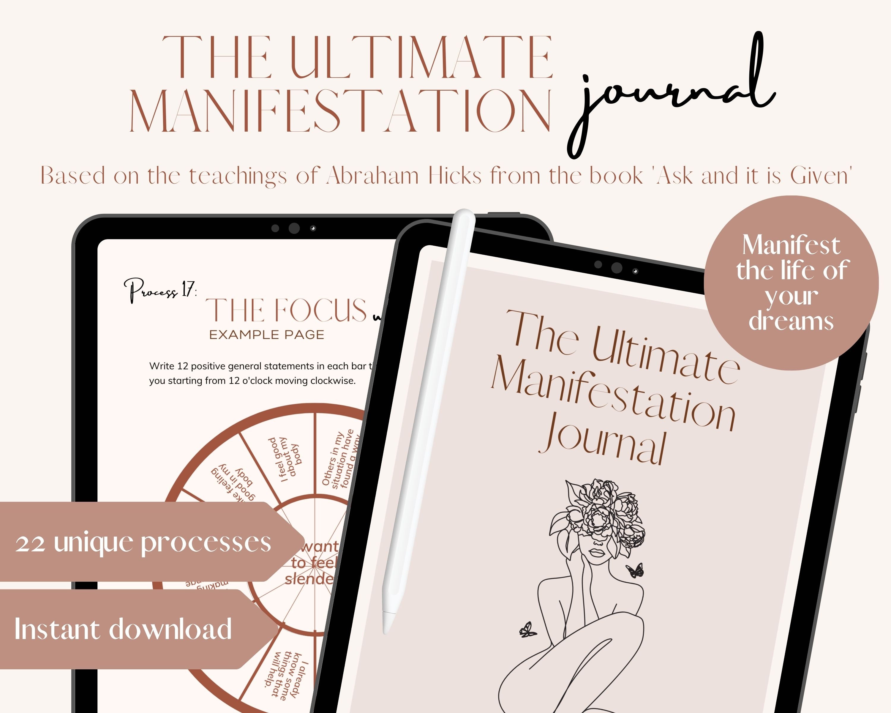 The Ultimate Manifestation Journal Abraham Hicks 22 New/unique ...
