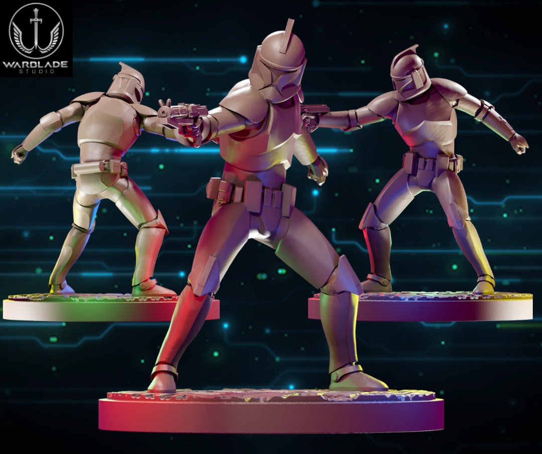 Clone 1 Miniature designed by Warblade Studios - Etsy