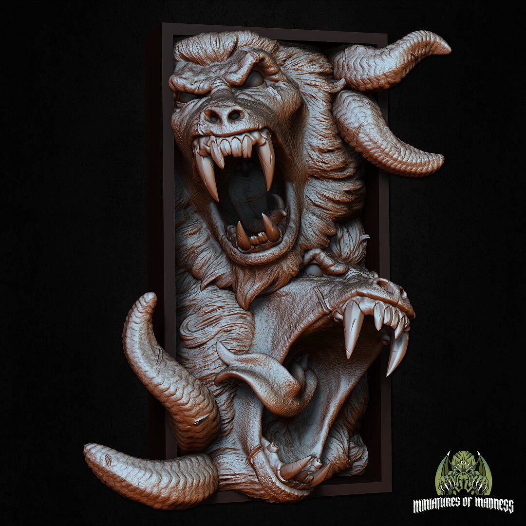 Demon Book Nook Miniatures of Madness. Dungeons and Dragons Dnd D&D ...