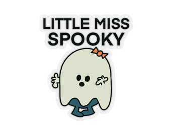 Little Miss Pumpkin Sticker Little Miss Halloween Sticker - Etsy