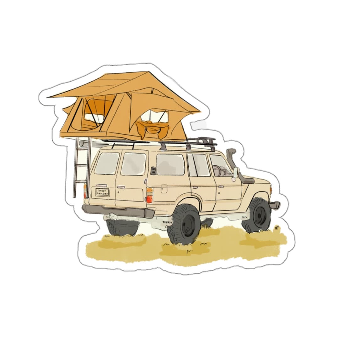 Overland Sticker Off-road Toyota Sticker Truck Sticker Car Camping ...