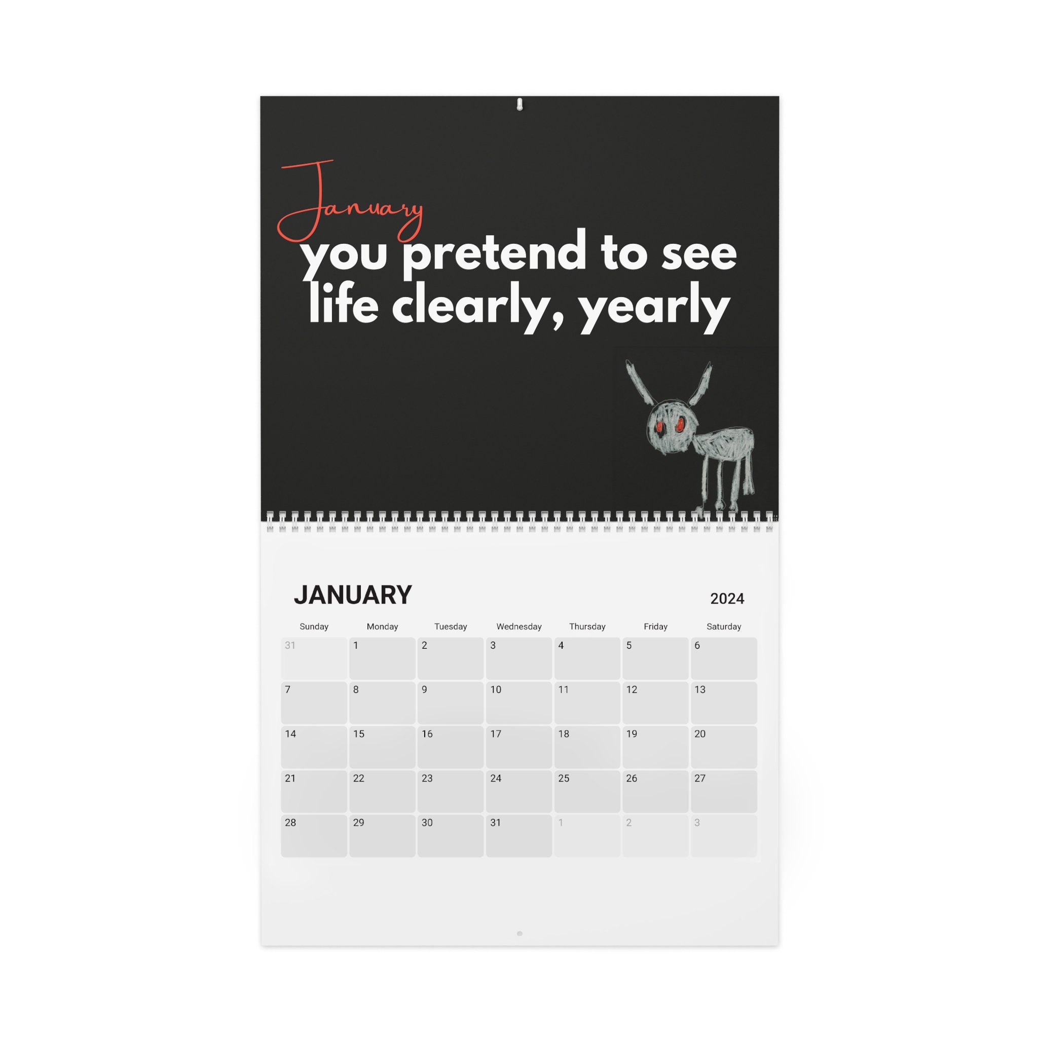 Drake Wall Calendar (2024) - Slime You Out Lyrics sold by Valenka ...