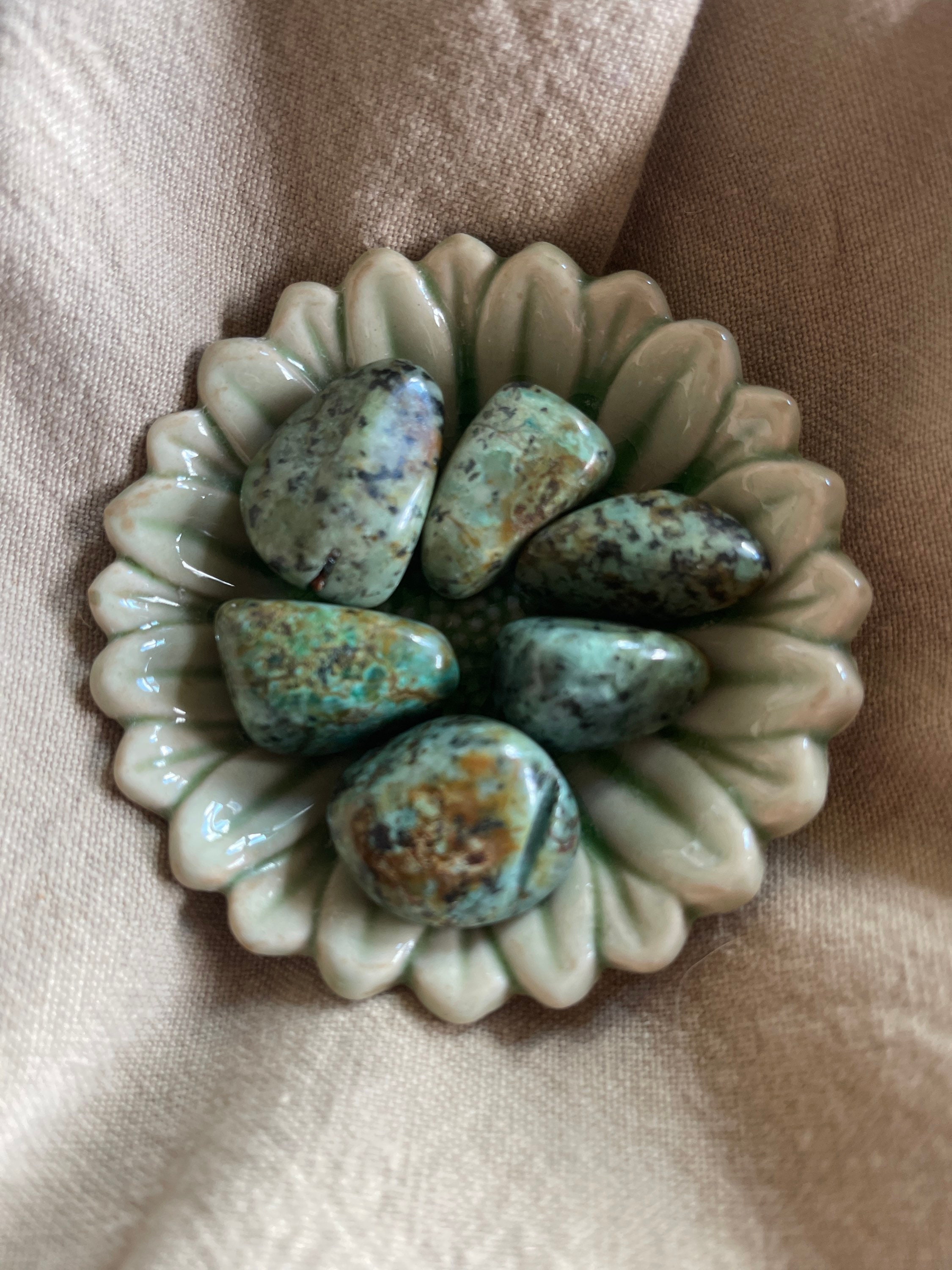 African Turquoise Stone - Structure Balance & Prosperity - Etsy