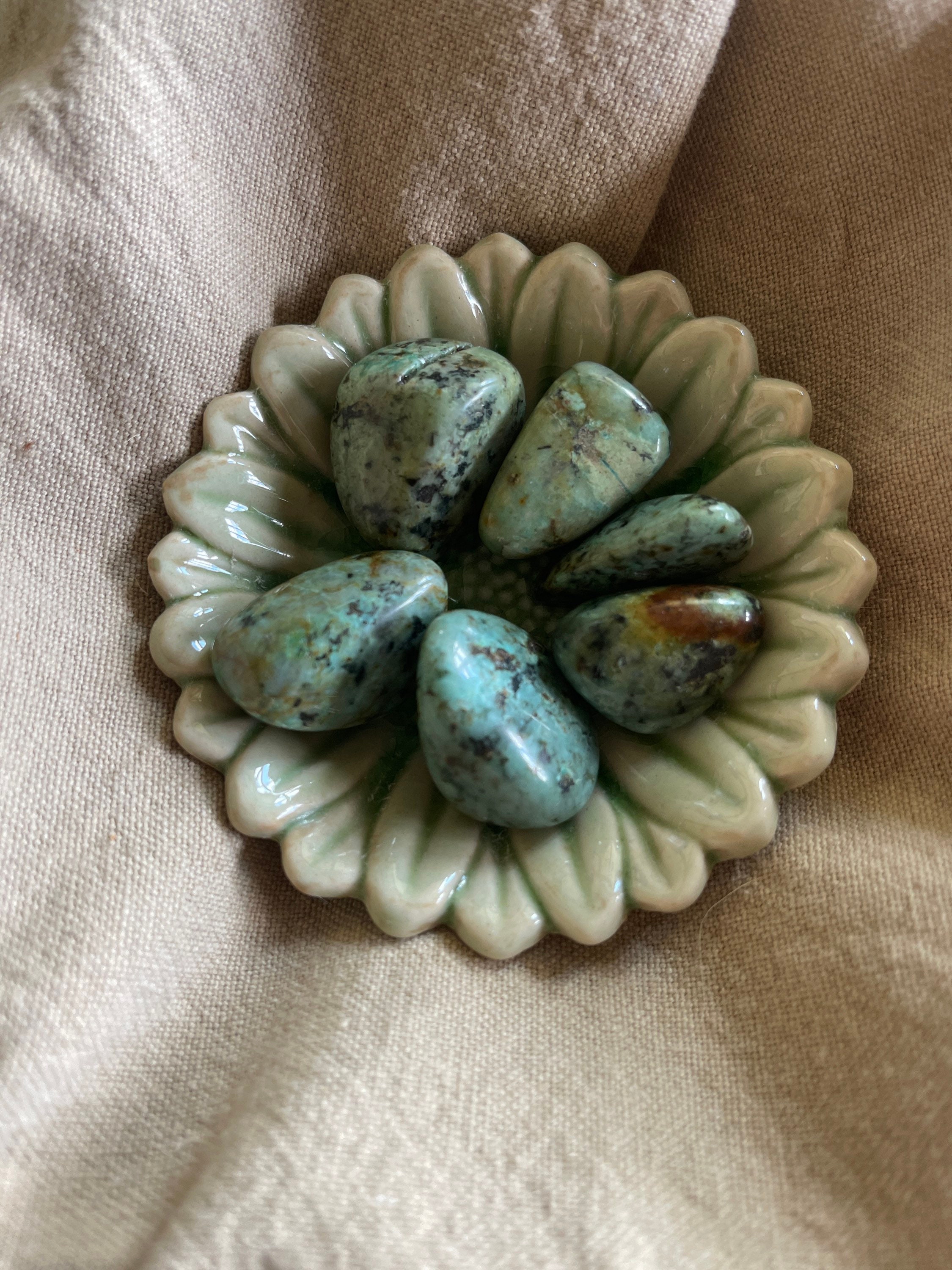 African Turquoise Stone - Structure Balance & Prosperity - Etsy