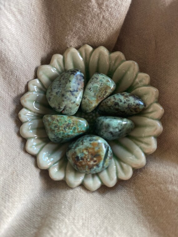 African Turquoise Stone Structure Balance & Prosperity - Etsy