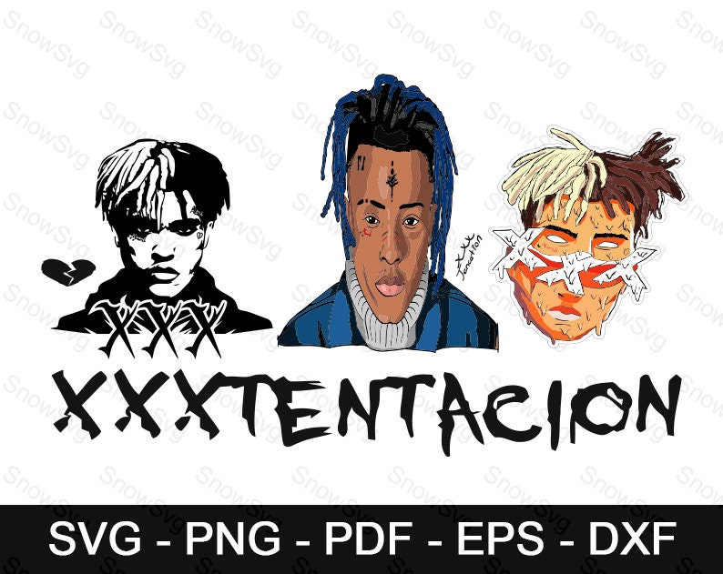 Rapper XXX Svg, XXX SVG File, Xxxtentacion Cricut Silhouette Svg ...