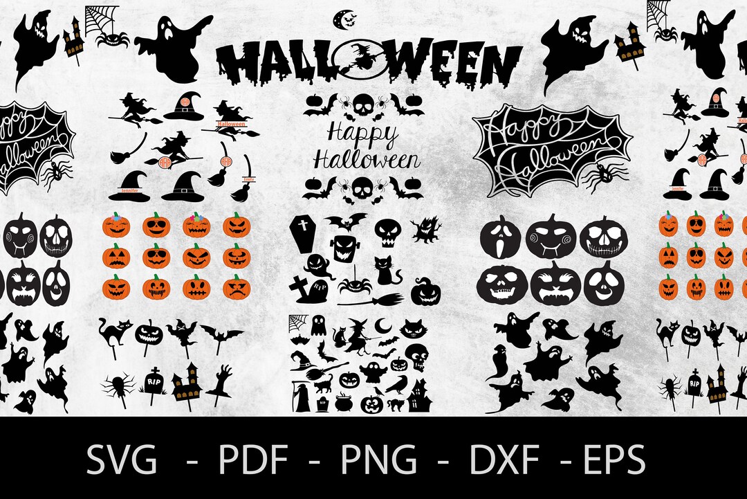 88 Halloween Svg Bundle, Fall Svg, Fall SVG Bundle, Snowsvg ...