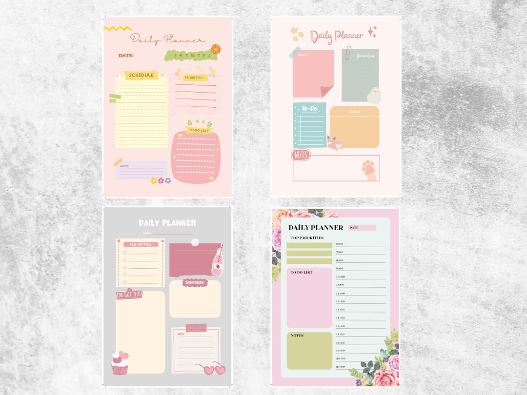 Kids Daily Planner, Kids Daily Planner, Homeschool Planner, Kids ...