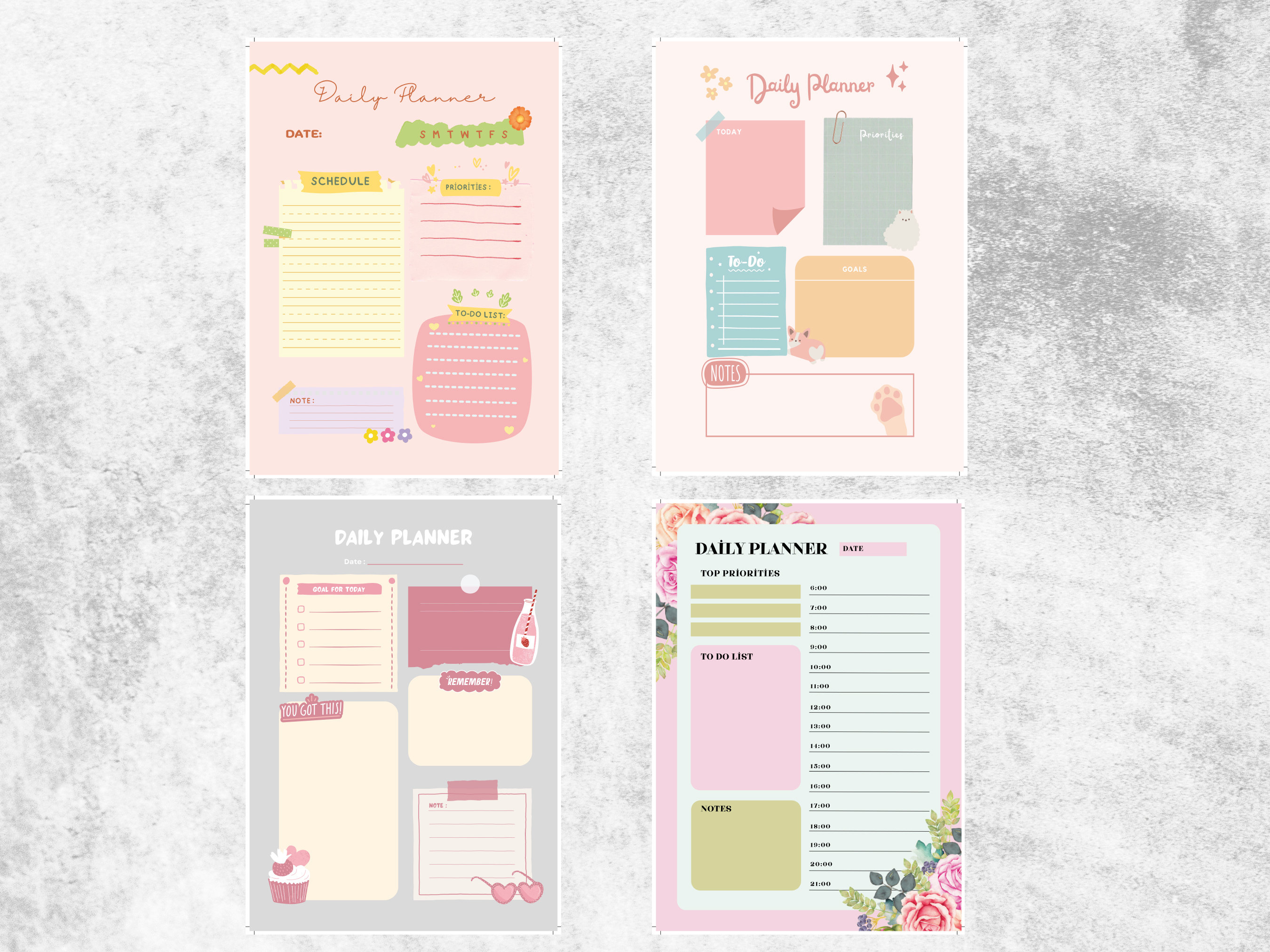 Kids Daily Planner, Kids Daily Planner, Homeschool Planner, Kids ...