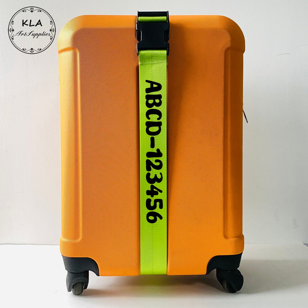 Customized Luggage Strap,custom Made Strap,multicolor Long Luggage ...