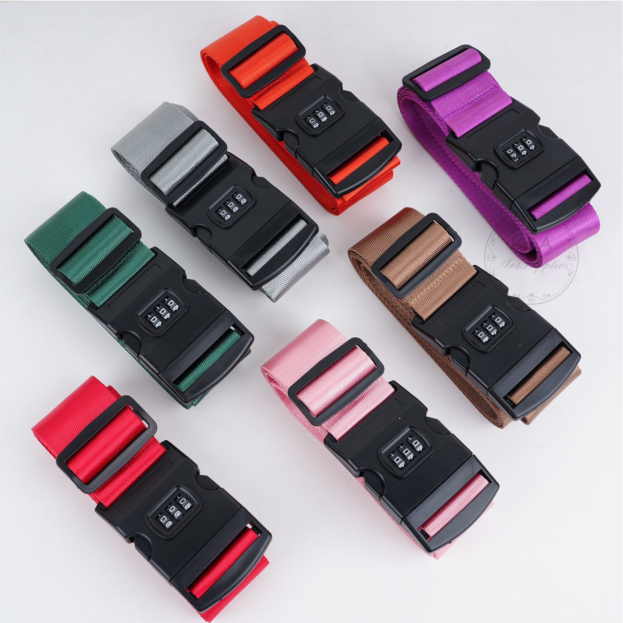 Luggage Belt With Name, Personalized Luggage Tags, Security Luggage ...