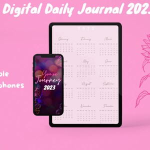 Digital Clickable Daily Journal 2023 for Ipads and Iphones - Etsy