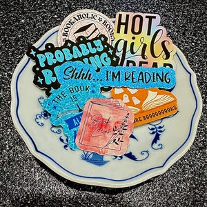 Goofy Reading Sticker - Etsy