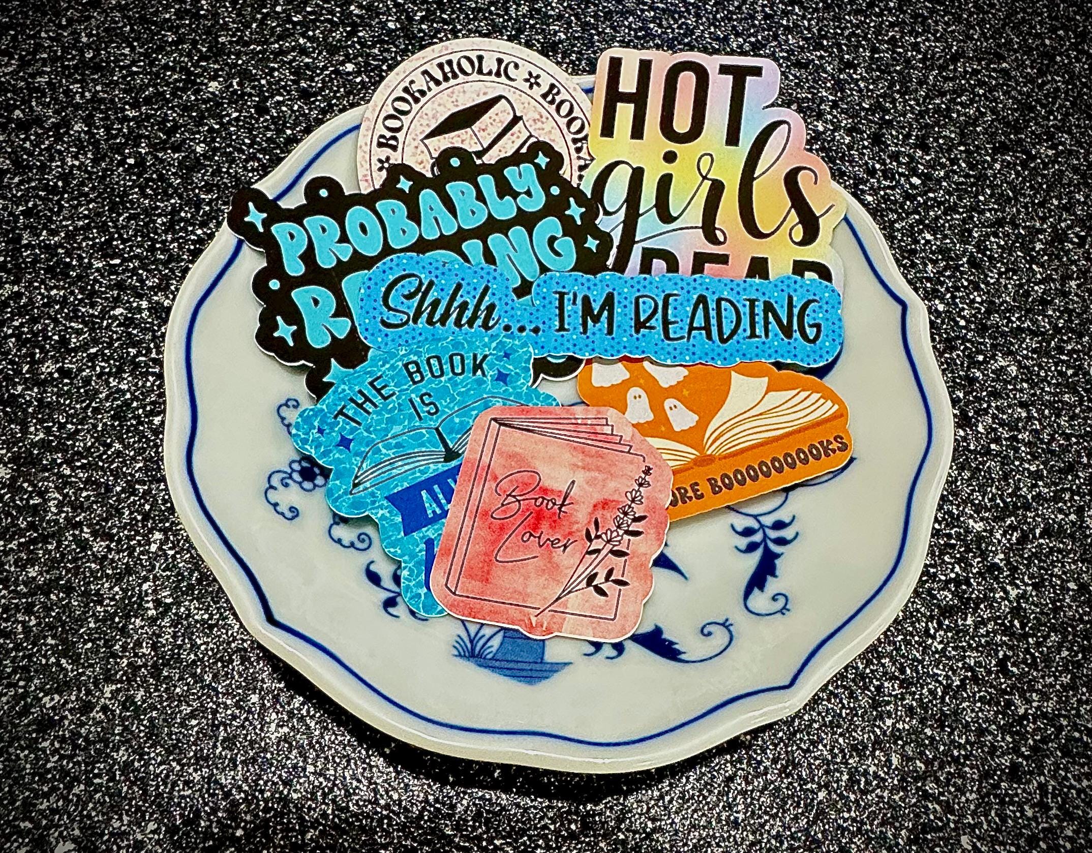 Goofy Reading Sticker - Etsy