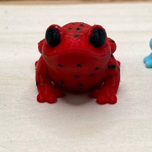 Fidget Frog Fidget Toy, Articulated Sensory Toy, Tiny Frogs, Flexible ...