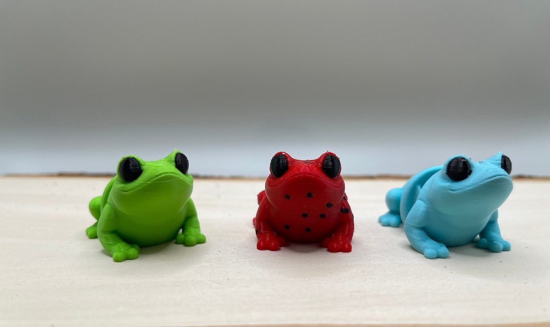Fidget Frog Fidget Toy, Articulated Sensory Toy, Tiny Frogs, Flexible ...