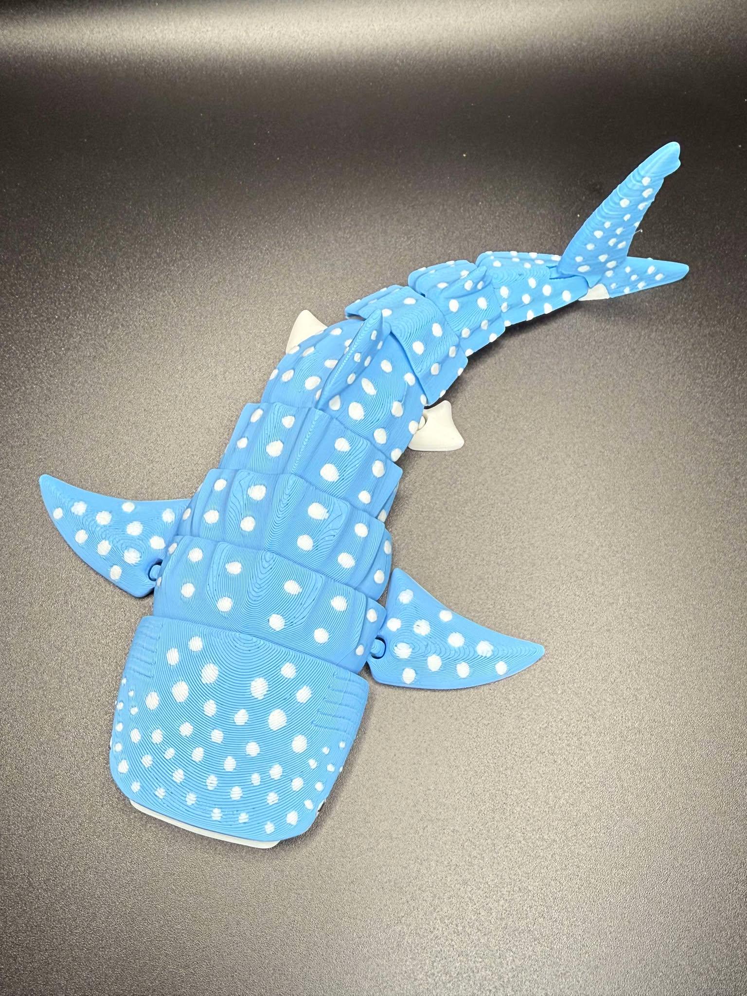 Articulated Whale Shark -3D Printed - Articulated Whale Shark With ...
