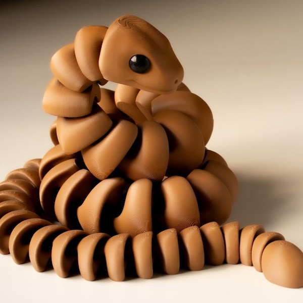 3d Printed Articulating Snake - Etsy 3d Printed Articulating Snake - Etsy