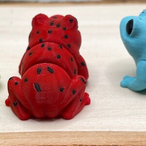 Fidget Frog Fidget Toy, Articulated Sensory Toy, Tiny Frogs, Flexible ...