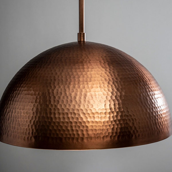 Copper Pendant Light - Etsy