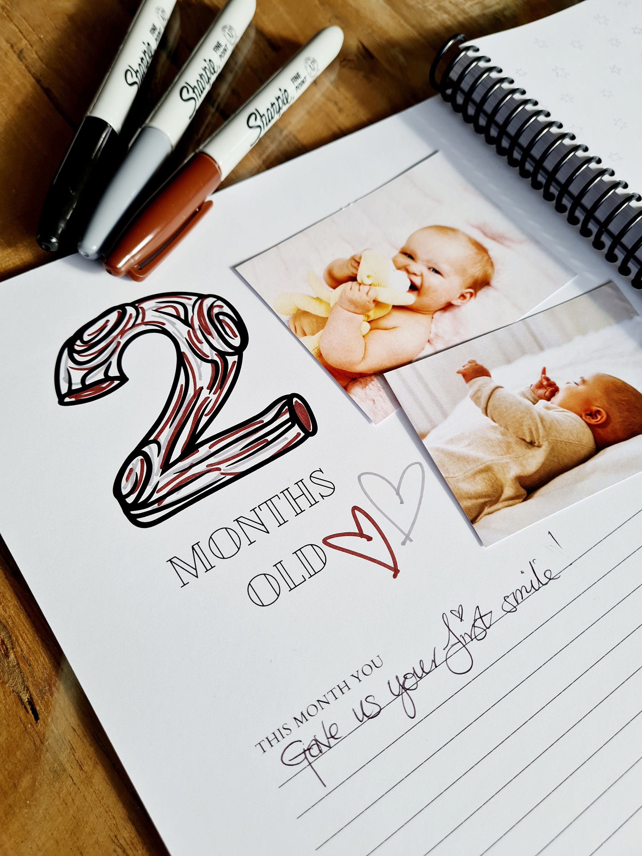 Baby Book - Viking Norse Edition // Colouring Scrapbook Journal ...