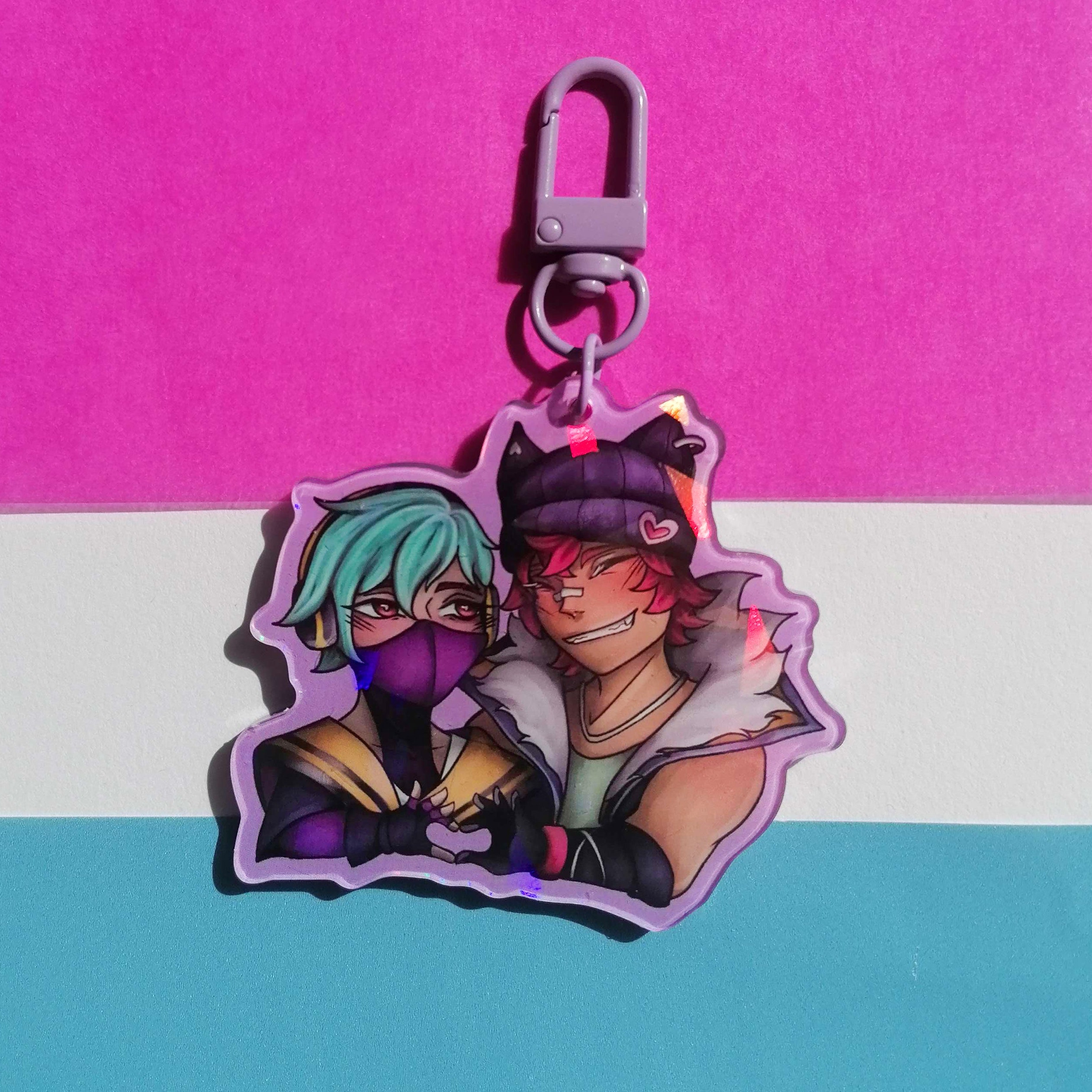 Heartsteel Kayn, Ezreal, Sett & Aphelios - Double Sided Rainbow Acrylic ...