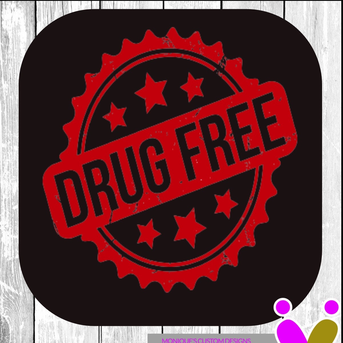 Drug Free Symbol Say No to Drug Red Week - Etsy