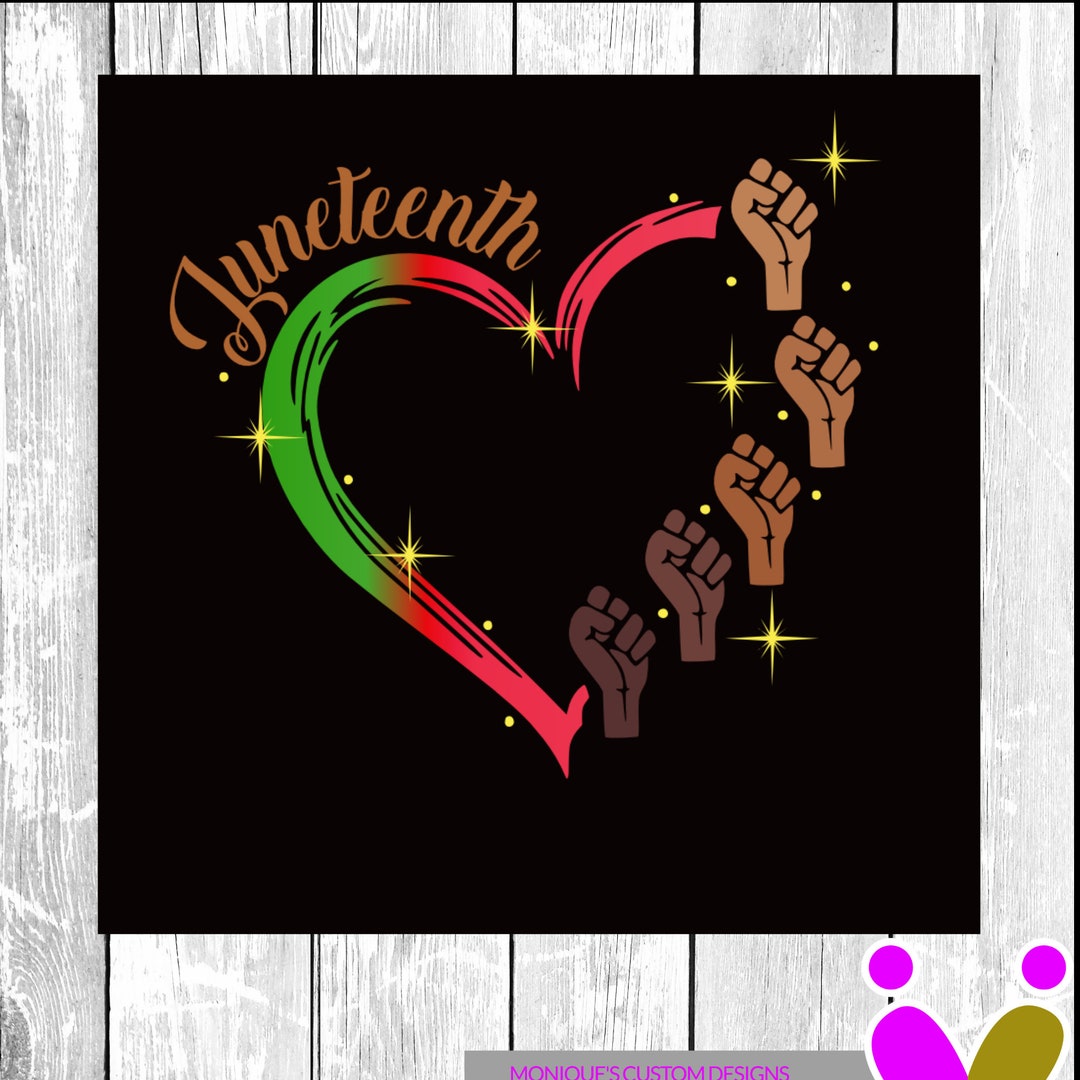 Juneteenth Heart Png Africa Png Black History Png Black - Etsy