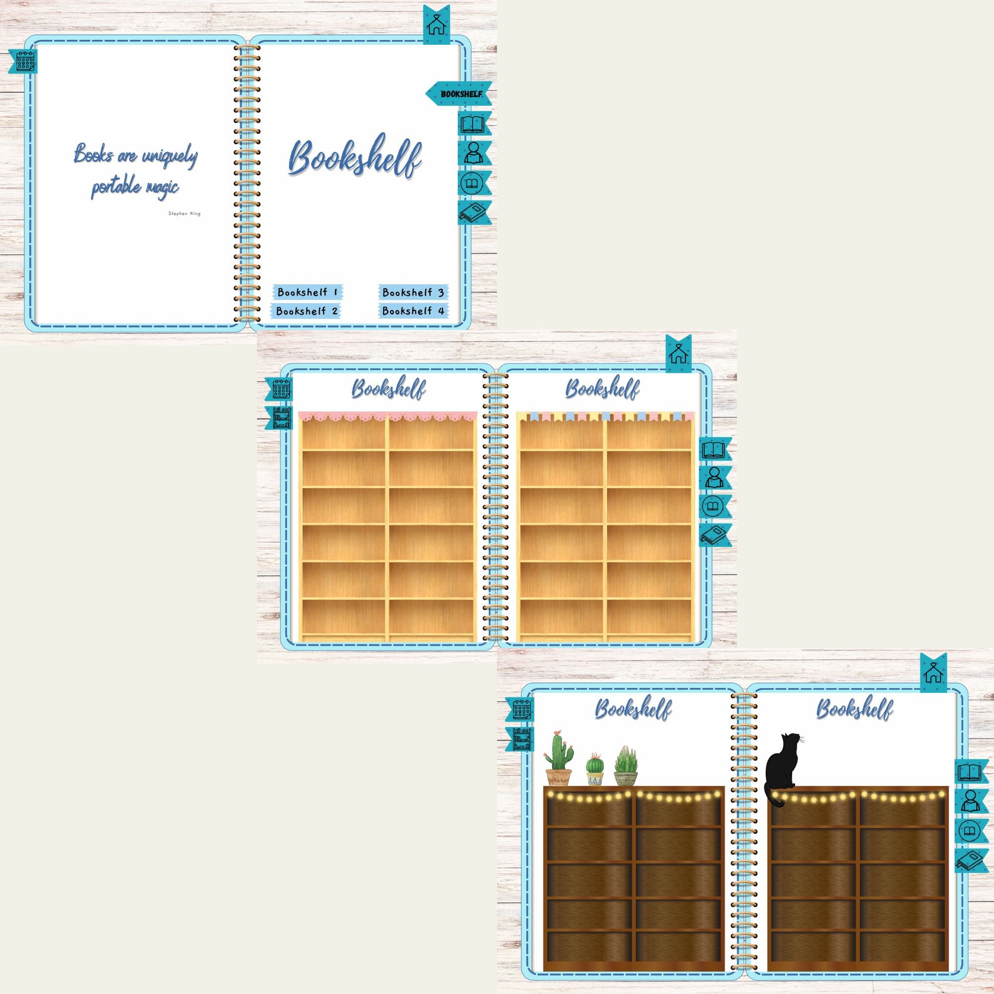 Digital Reading Journal, Digital Book Journal, Digital Book Review ...