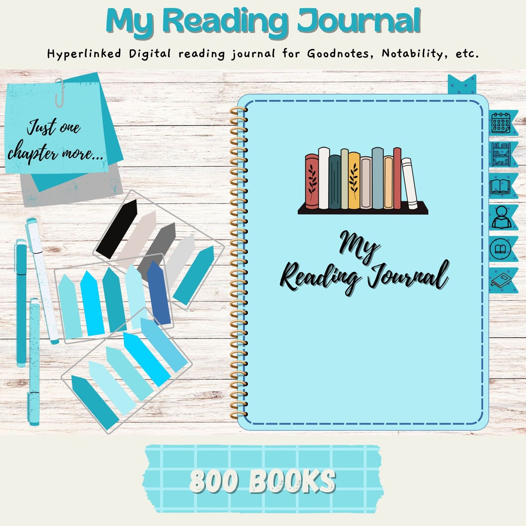 Digital Reading Journal, Digital Book Journal, Digital Book Review ...
