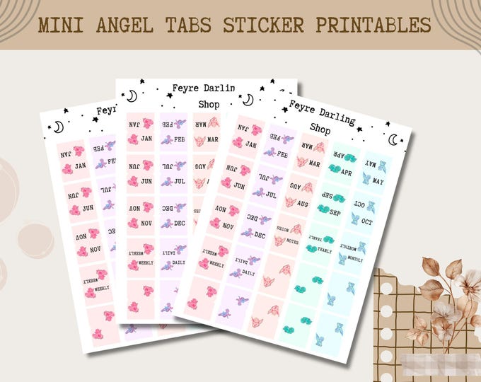 Hoboweeks TINY Tabs - Easy + Durable Plastic - Etsy