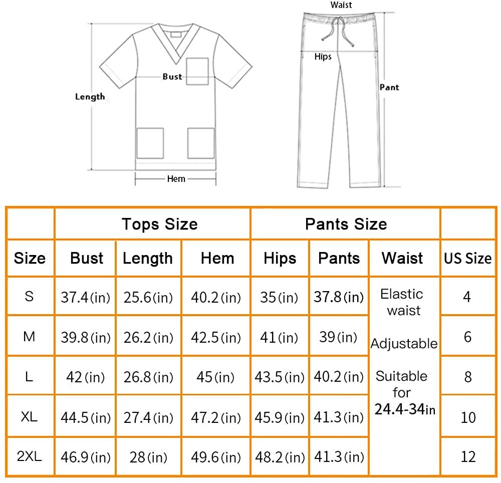 Personalized Hospital Uniforms,spandex Scrub Set, Elastic Medical ...