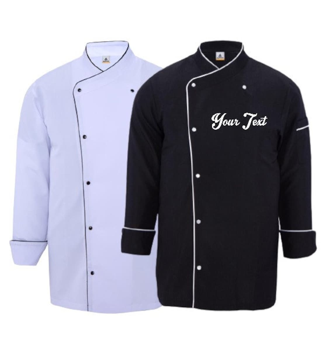 Personalised Chef Jacket With Embroidery, Custom, Name, Text, Logo ...