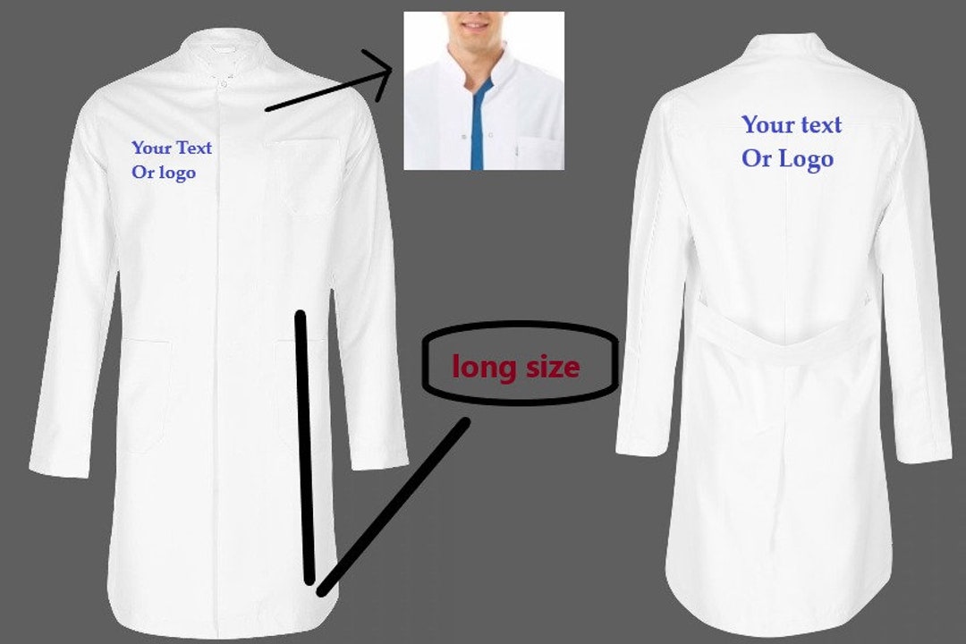 Custom Lab Coat, Doctor Dentist Surgeon Pharmacist Therapist, Medical ...