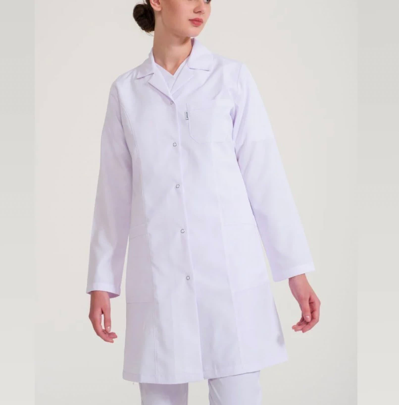 Custom Womens Lab Coat, LONG Lab Coat, Embroidered Medical Lab Coat ...