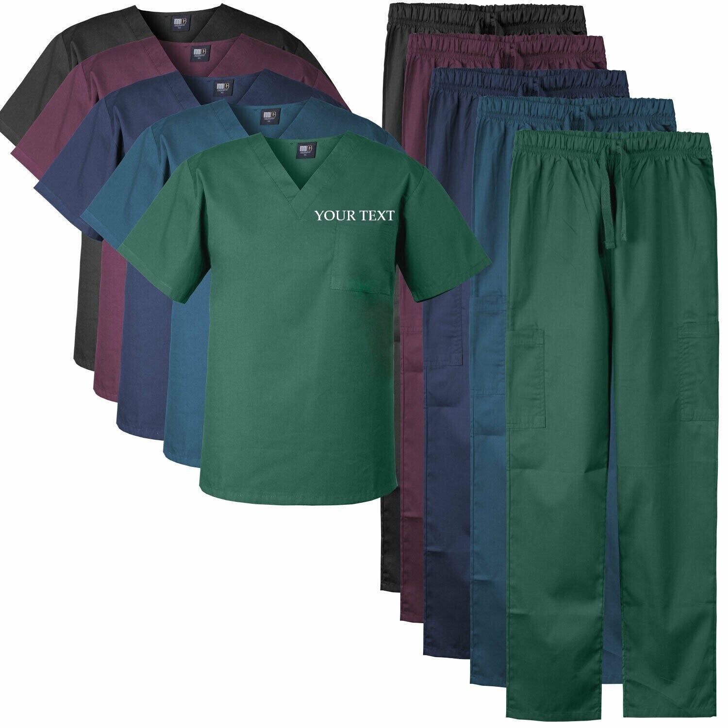 Personalized Hospital Uniforms,spandex Scrub Set, Elastic Medical ...