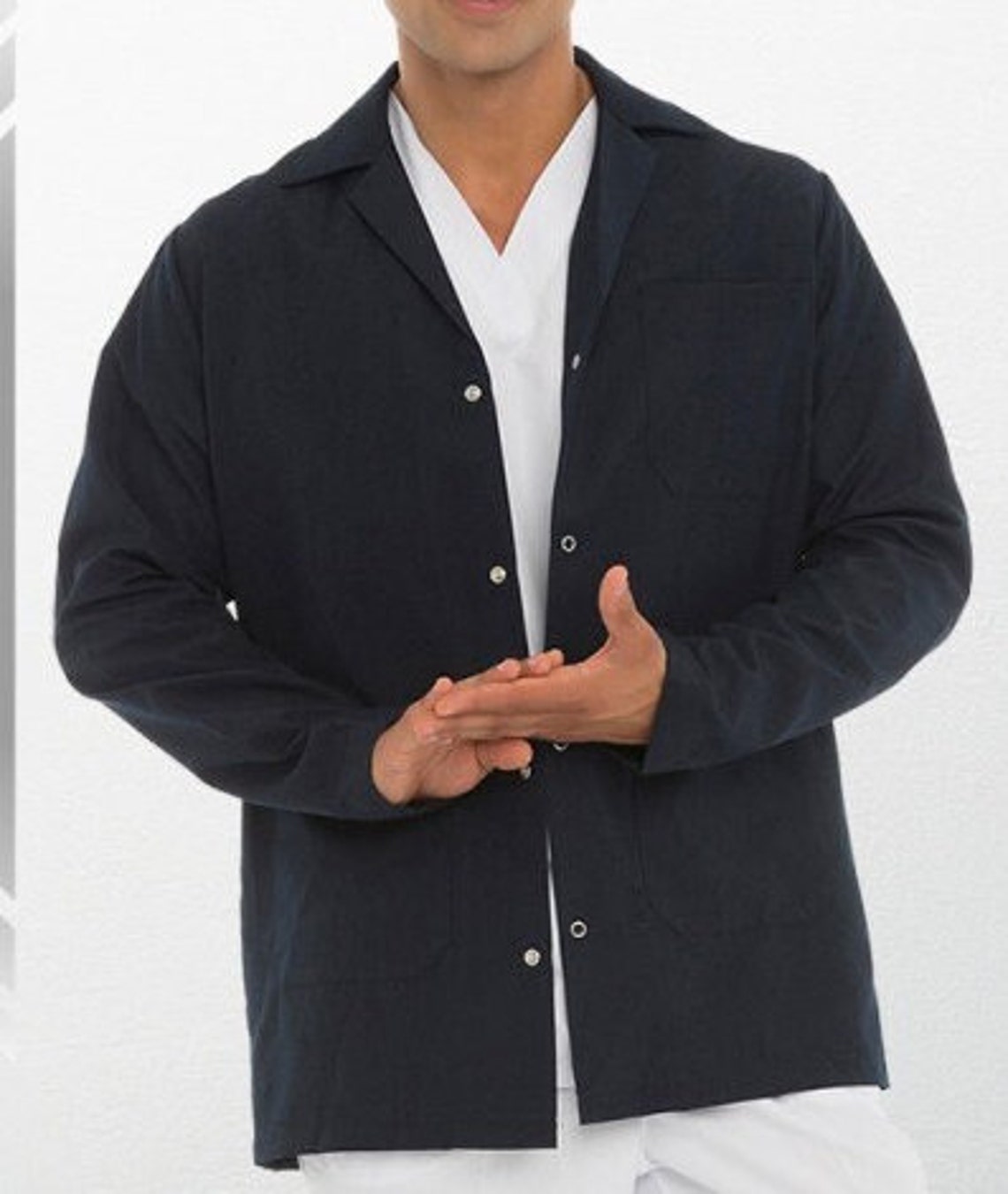 Black Lab Coat,custom Womens Lab Coat, Custom Lab Coat, Embroidered ...