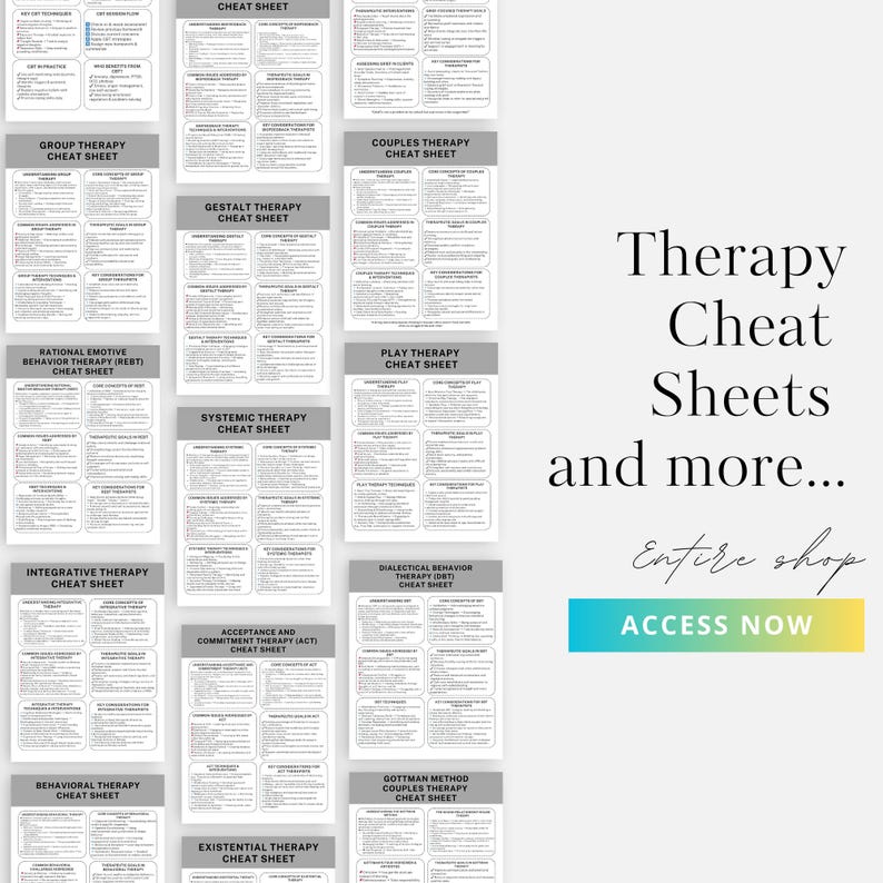 Whole Shop Bundle Therapy Tools Counseling Resources Therapist Toolkit ...