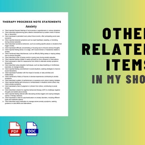 Editable SOAP Therapy Notes Progress Template PDF Word Printable ...