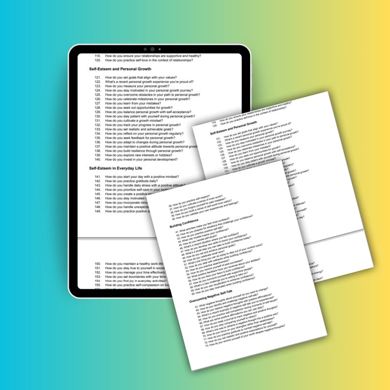 Self Esteem Therapy Questions Confidence Therapy Self Esteem Counseling ...