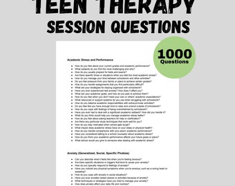 Teen Therapy CHECK-IN QUESTIONS Counseling Tools Therapist Mental ...
