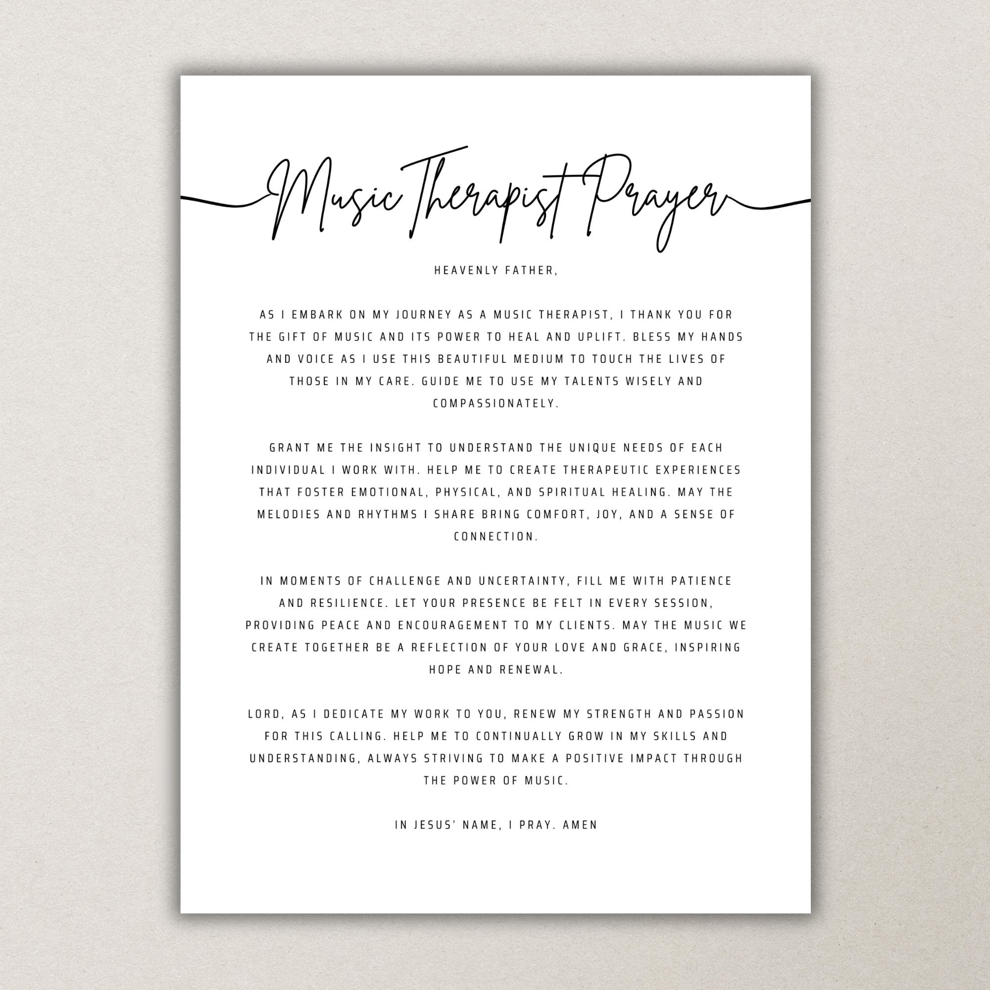 Therapy Office Decor Printable Prayer Wall Art Therapist Gift Office ...