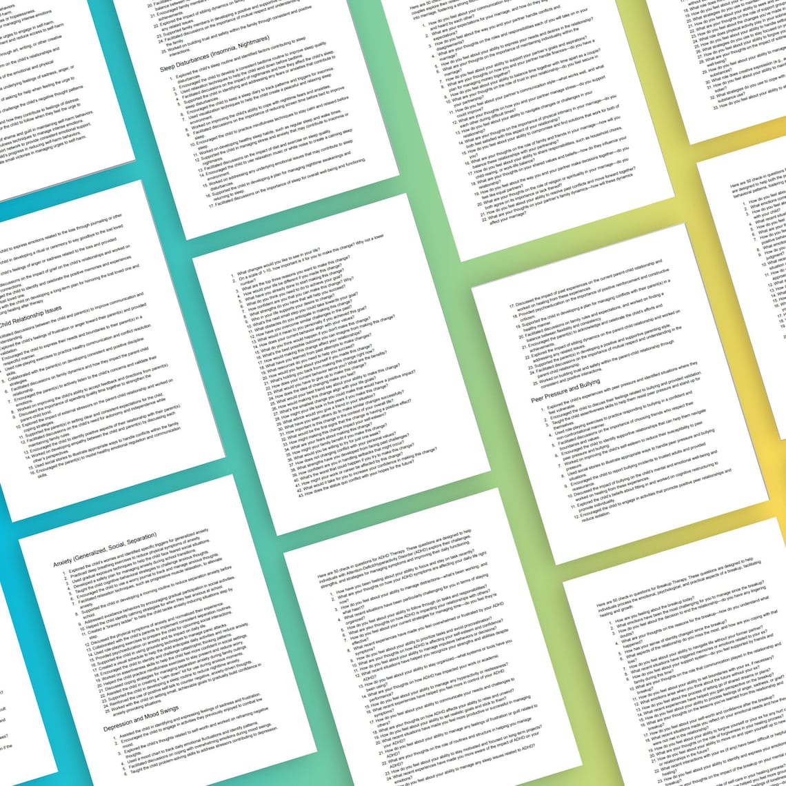 Whole Shop Bundle Entire Shop Therapy Tools Counseling Resources ...