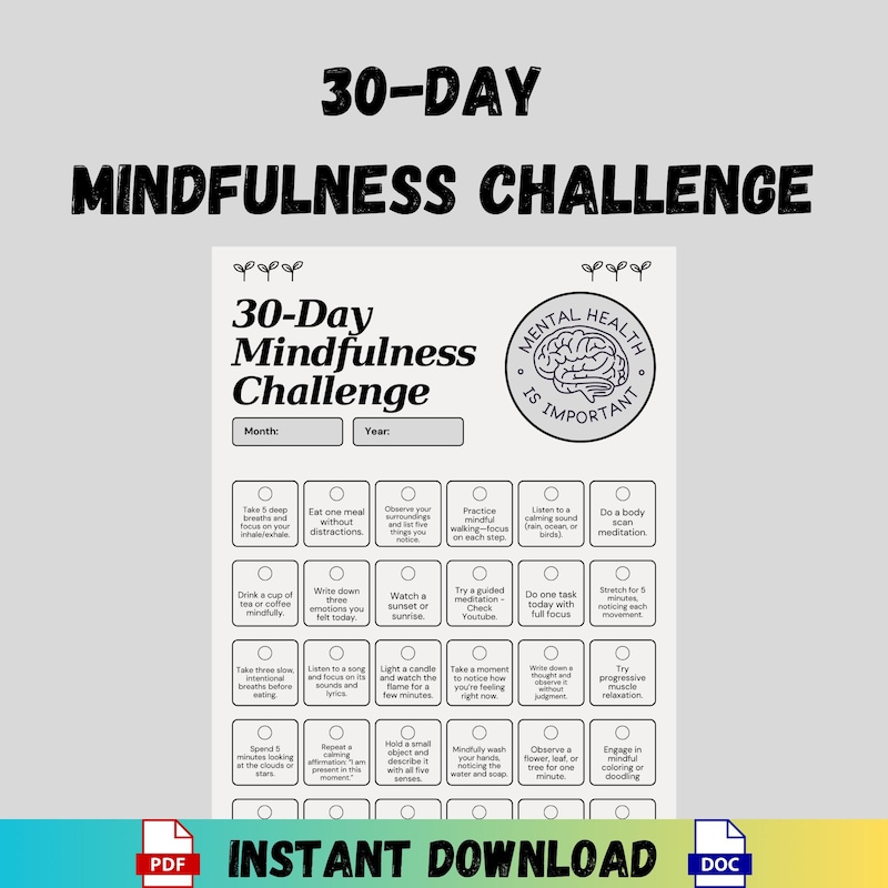 BloomingMentalHealth - Etsy